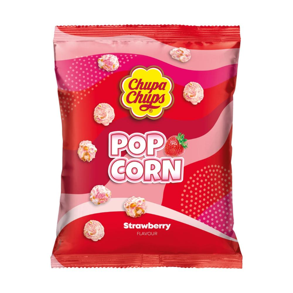 Chupa Chups Pop Corn Strawberry 90g | Popcorn | sempos.gr
